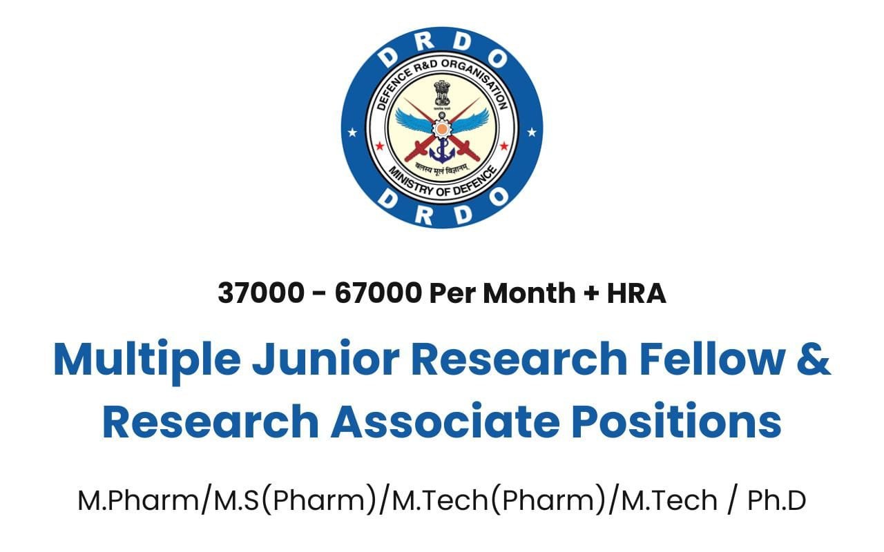 Defence Research Laboratory Hiring Freshers for JRF & Research ...